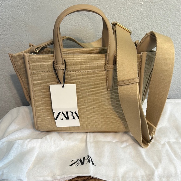 Zara | Bags | Zara Tan Womens Bag | Poshmark